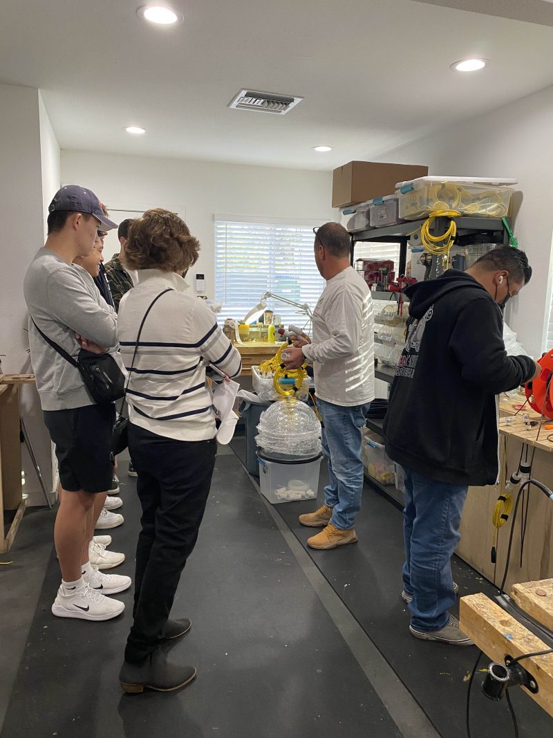Torque Lock Structural Staples - Pepperdine Students Visit Torque Lock